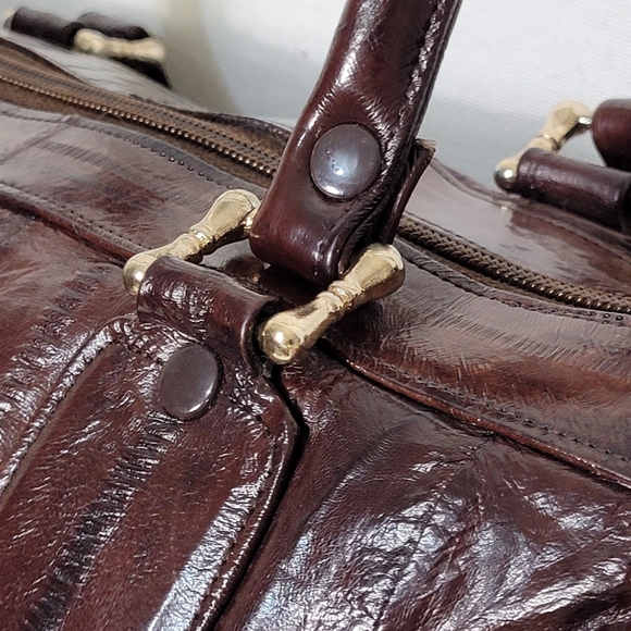 Bags | Genuine Eel Skin Handbag | Poshmark